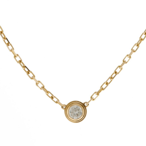 Cartier | Bags | Cartier Damour Diamant Leger Sm Necklace Yellow Gold ...